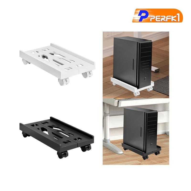 [Perfk1] Mobile Stand Sturdy Portable Cooling Vertical Stand Under Desk ...