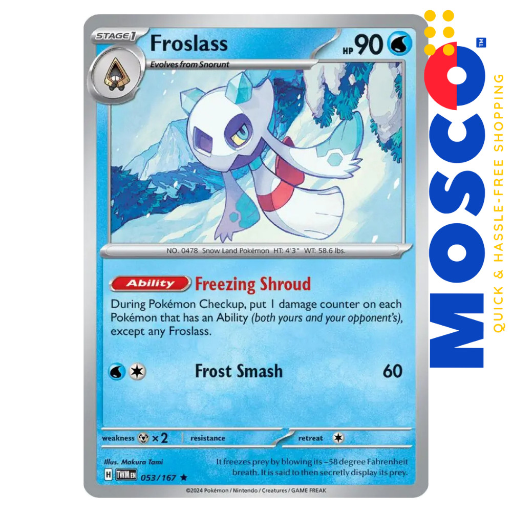 Froslass - 053/167 Rare Twilight Masquerade | Pokemon TCG | Shopee Philippines