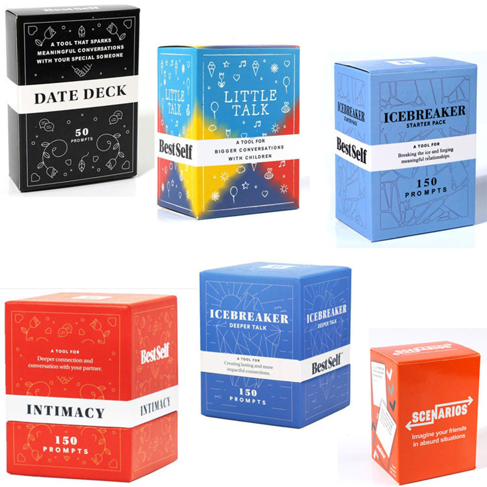 Intimacy Deck Icebreaker Deeper Talk Starter Pack Date Deck 150 ...