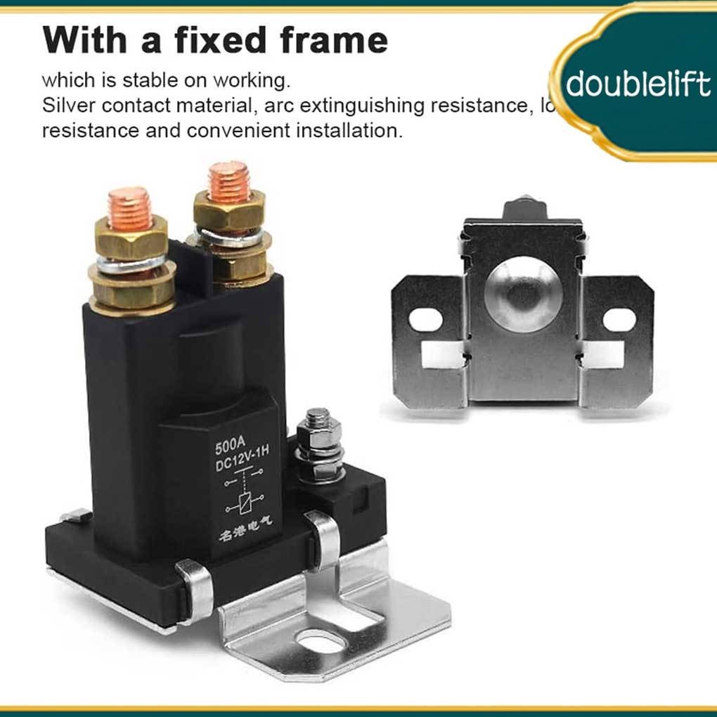 Dual Battery Isolator Relay Portable Large Current 4Pin 12V Car Power ...