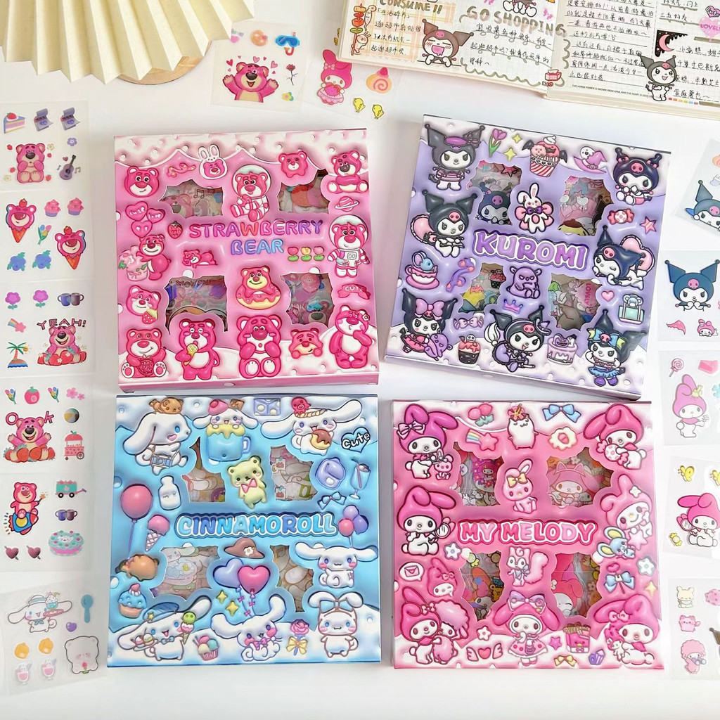 100 PCS/Box Sticker PET Waterproof sticker Boxed Stickers Handbook ...