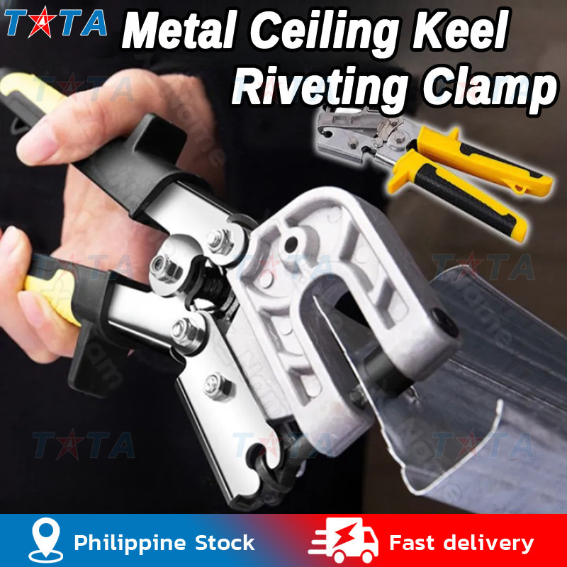 Metal Keel Clamp Ceiling Keel Riveting Clamp Industrial Studs Nailless ...