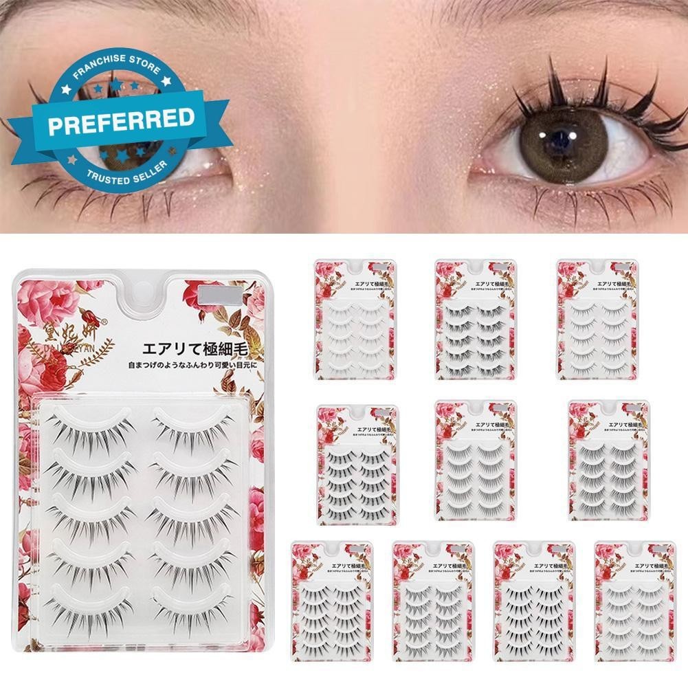 Natural And Longlasting Waterproof False Eyelash Set For Beautifully ...
