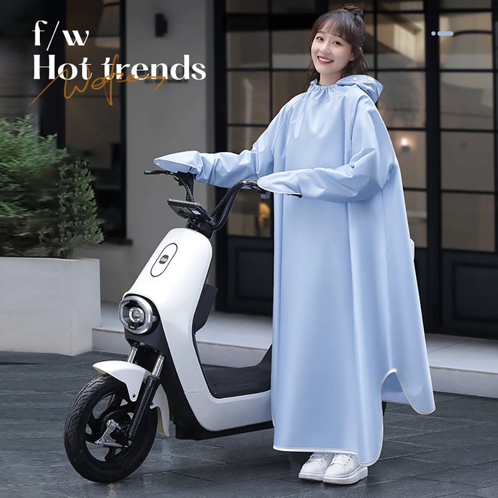 Fashionable 1-Person Single Raincoat with Wide Brim Transparent Hat ...