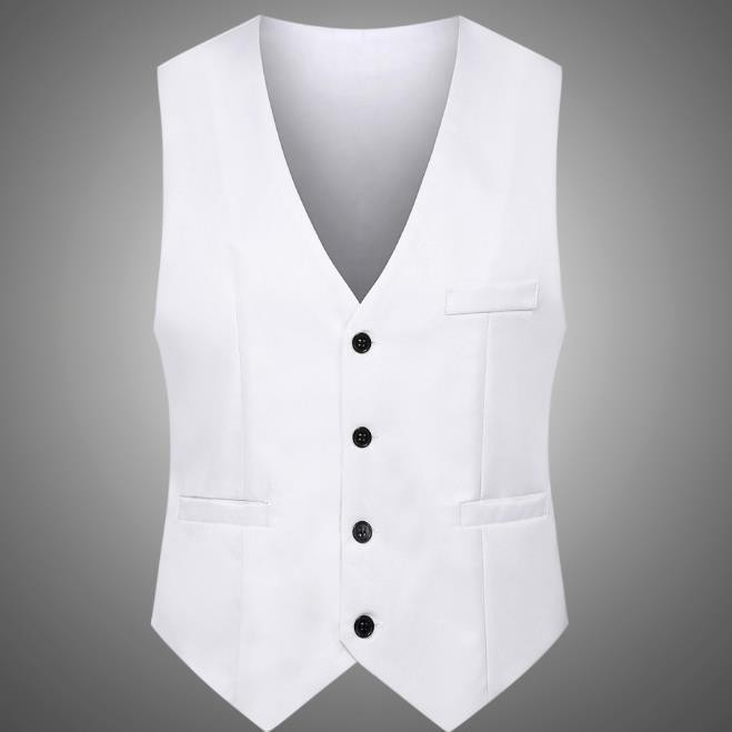Suit Vest Men Korean Version Slim-fit One-Piece Vest Vest Business ...