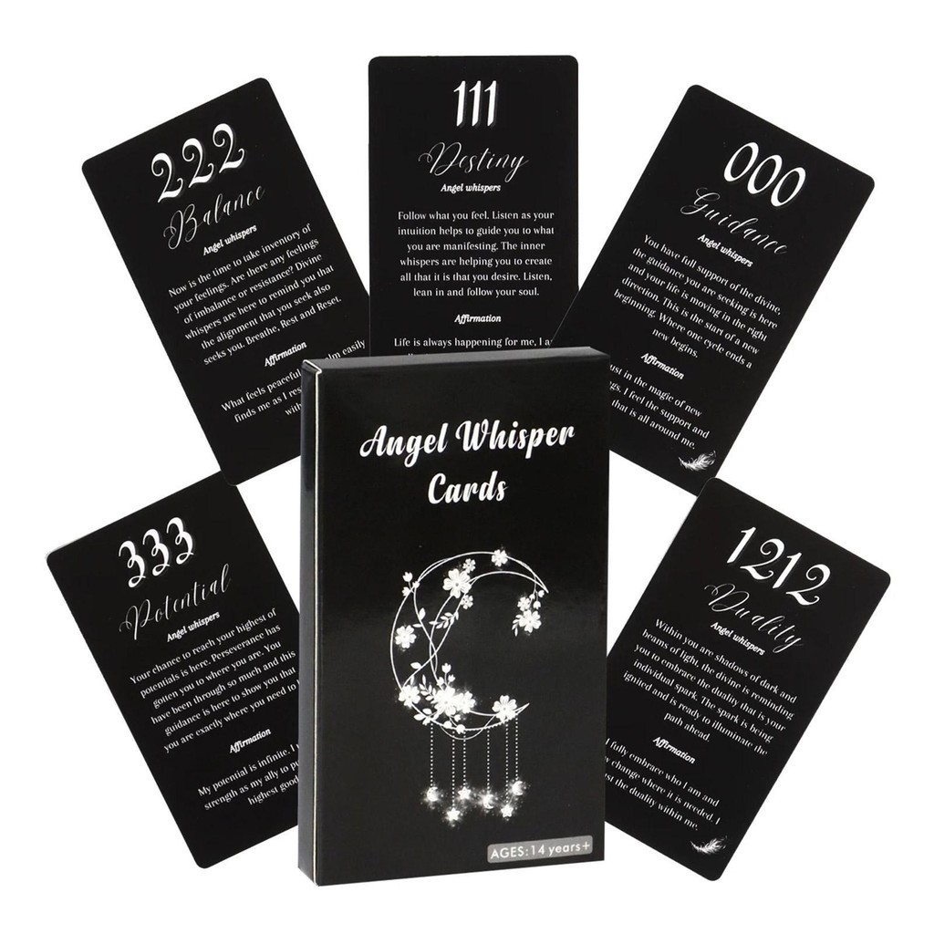 Tarot Cards 26-Card Angel Whisper Oracle Deck For Insightful Divination ...