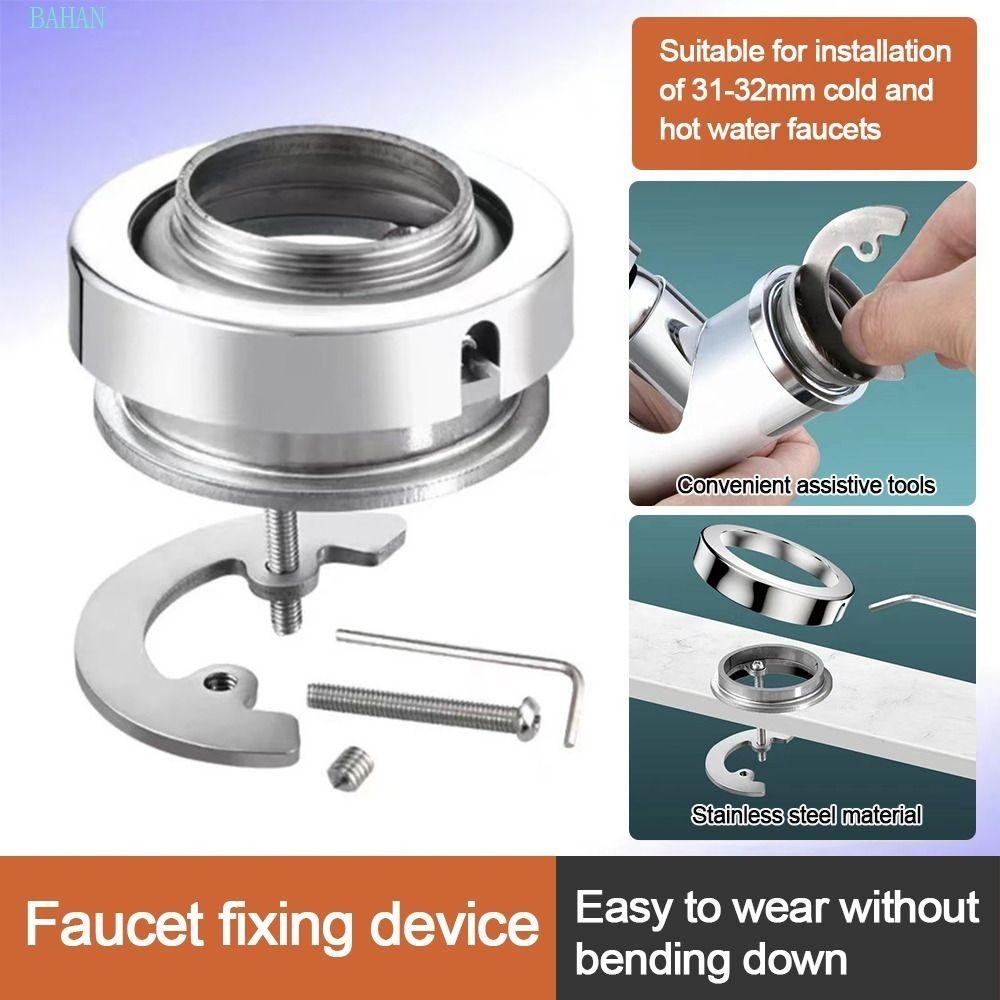 BAHAN Fixed Base Nut, Faucet Anti-loosing Fastening Circlip Faucet ...