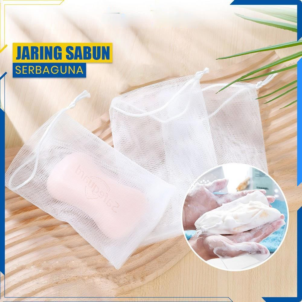 [Tokome23] COD Fine Manual Foam Maker Mesh Soap Bag for Bar Soap ...