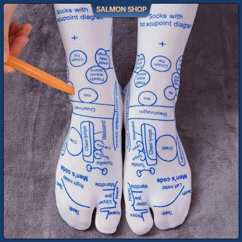 Foot Acupressure Massage Socks Foot Reflexology Socks Acupoint Socks ...