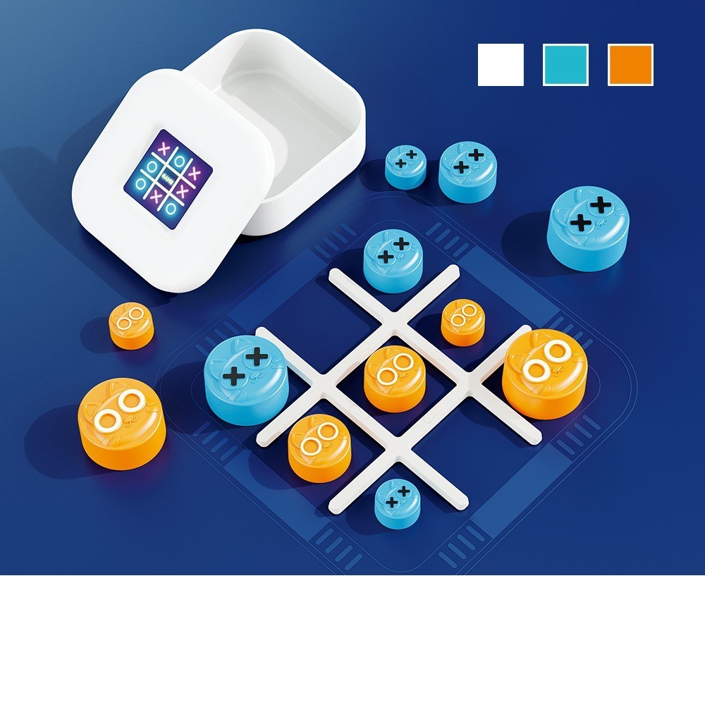 Fun Tic-tac-toe Nesting Doll Board Game Kids Chess Interactive Puzzle ...