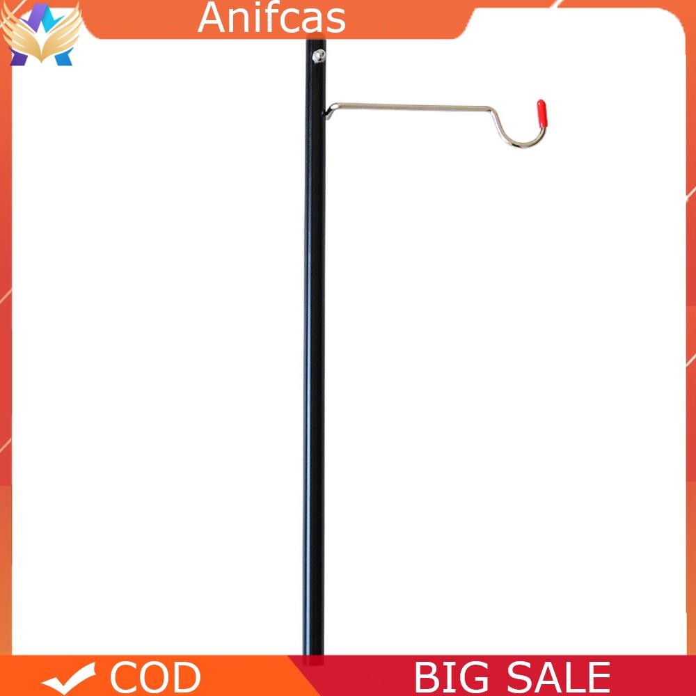 Lantern Post Pole - Aluminum Alloy Portable Lamp Stand Hook Hanging ...