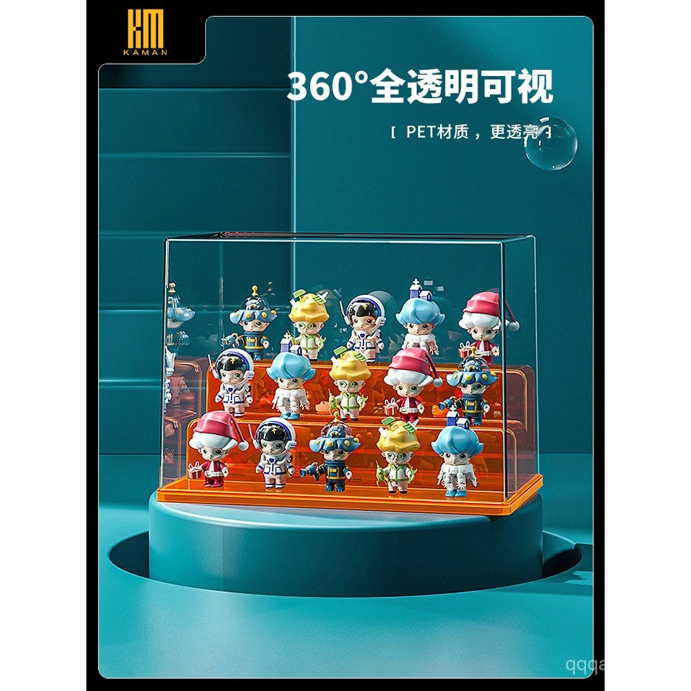 kaman Blind Box Storage Display Stand Pop Mart Figure Display Cabinet ...