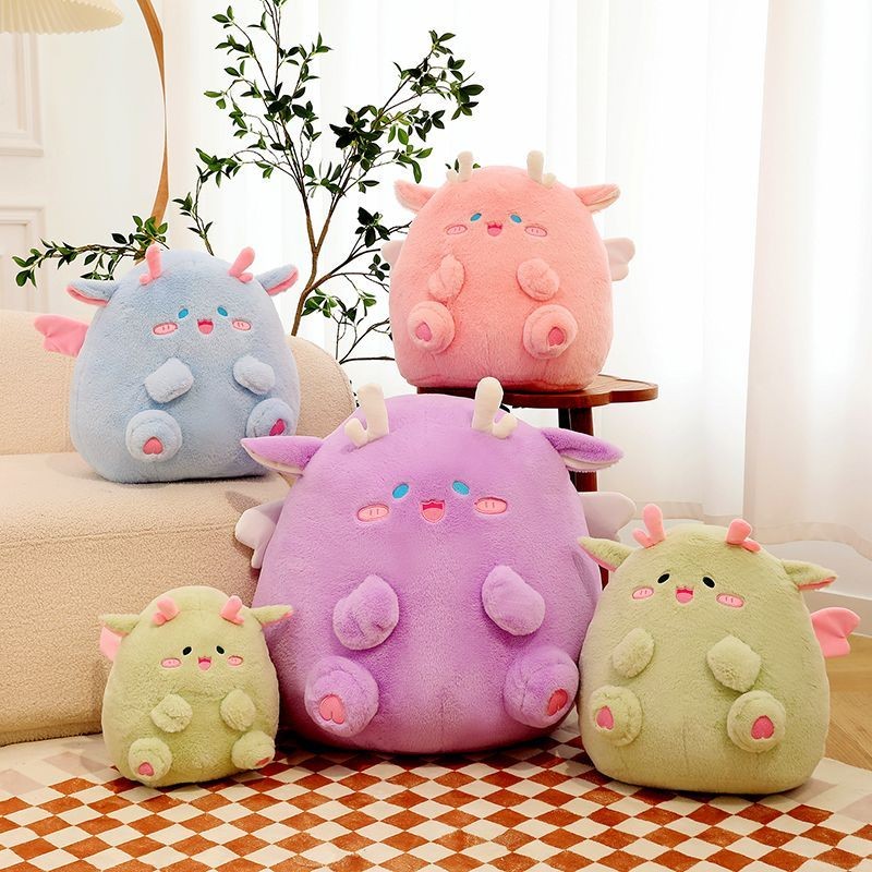 Super Cute Tonton Dragon Plush Doll Fat Dunlong Doll Ragdoll Plush Toy ...