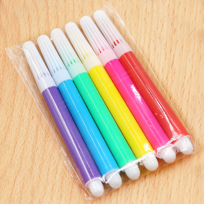 6-color Graffiti Water Color Pen Kindergarten Washable Art ...