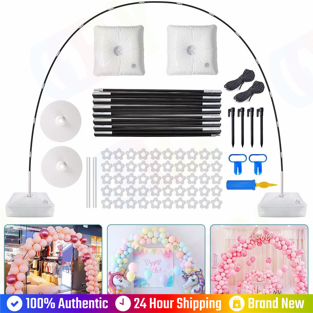15Knots Adjustable Balloon Arch Stand Large Balloon Garland Arch Kit ...