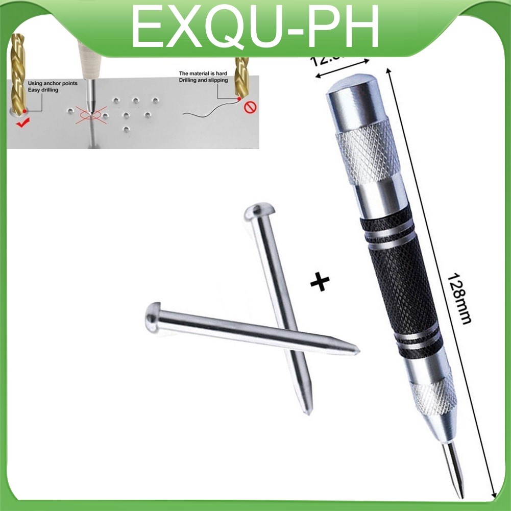 (EXQU-PH) 3pcs Automatic Center Punch Automatic Center Pin Mark ...
