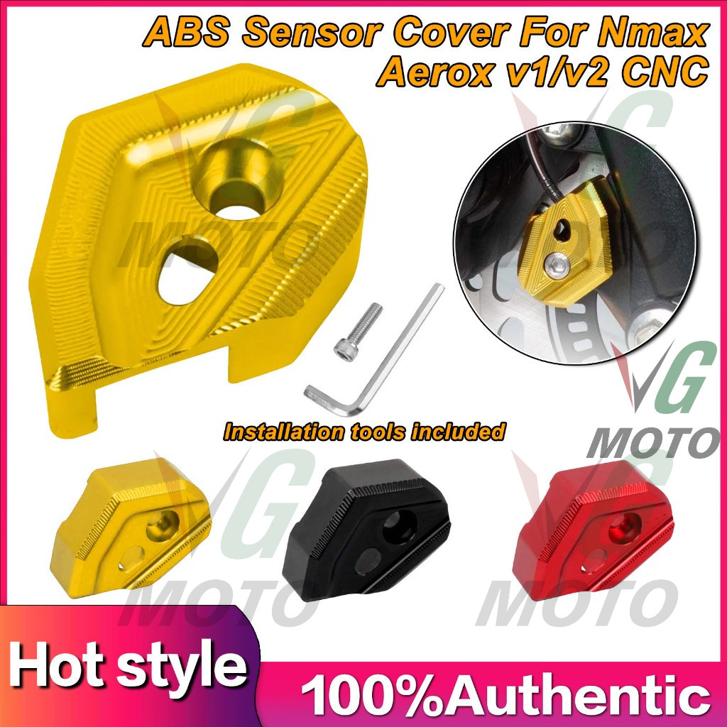 ABS Sensor Cover For Nmax Aerox v1/v2 CNC front wheel ABS guard protect ...