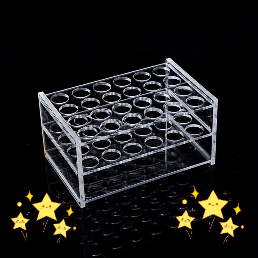 YOLA Test Tube Rack Holder, Transparent 24Holes 40Holes Composite ...