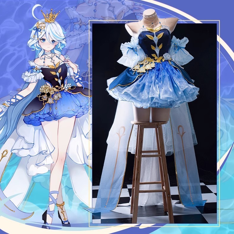 Yuanshen Fengdan Water God cosplay Focarus Lily of the Valley Dance ...