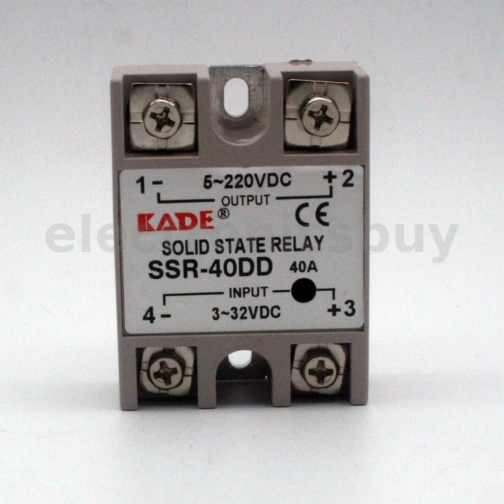 SSR -25DD/ 40DD DC Control DC SSR White Shell Single Phase Solid State Relay | Shopee Philippines