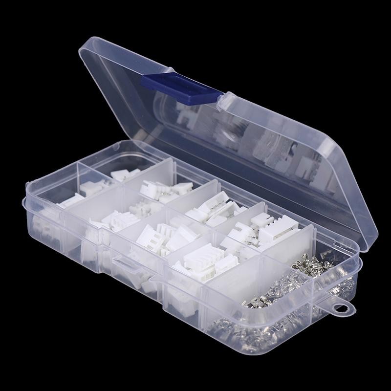 sunshine 230pcs/box XH 2.54 2p 3p 4p 5pin 2.54mm Pitch Terminal Kit JST Connector PH | Shopee ...