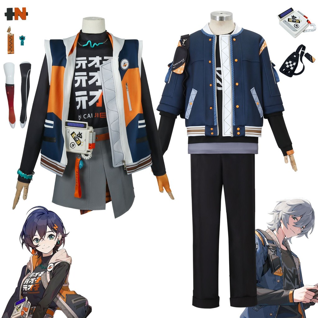 Absolute Zone Zero Cosplay Costume Rope Craftsman Bell Cosplay Costume ...