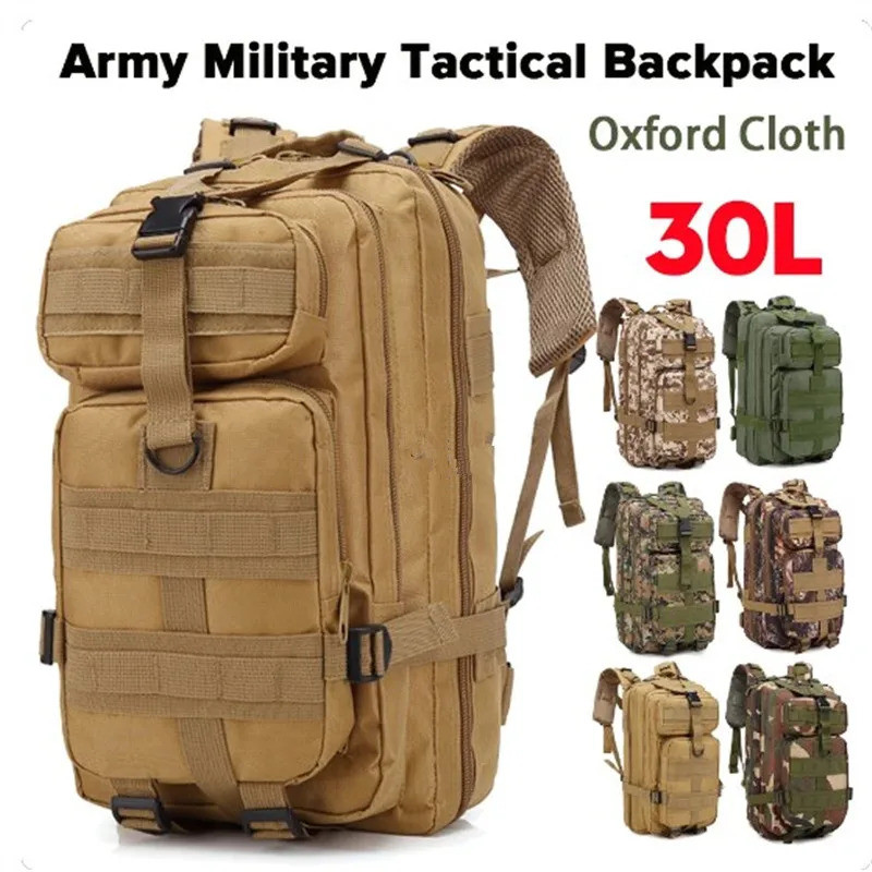 [Legend2] 30L Military Tactical Backpack Oxford 3P Men's Backpack ...