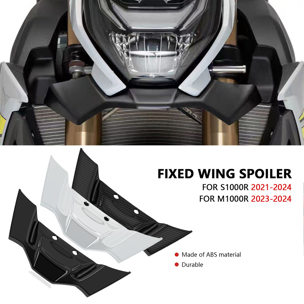 For Motorcycle Downforce Naked Front Aerodynamic Spoiler Wing Fairing ...