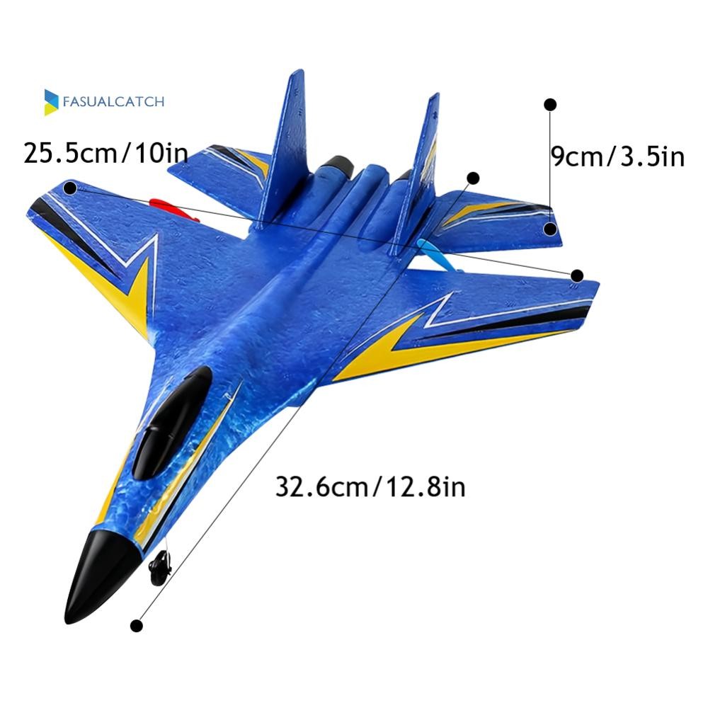 RC Fighter 2.4Ghz Remote Control Plane Foam RC Airplane for Kids and ...