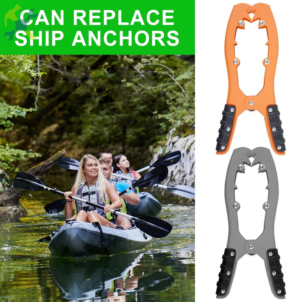 Kayak Anchor Grip Canoe Anchor Gripper with 16.5ft Rope Portable Kayak ...