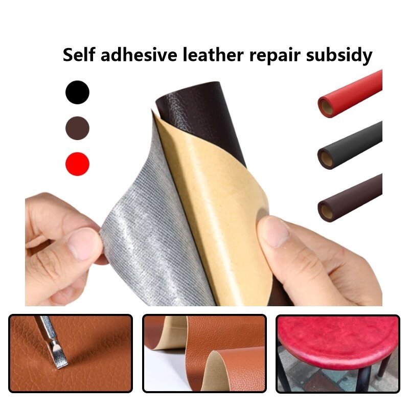 Leather Repair Patch Self Adhesive Sofa Leather Waterproof Fix ...