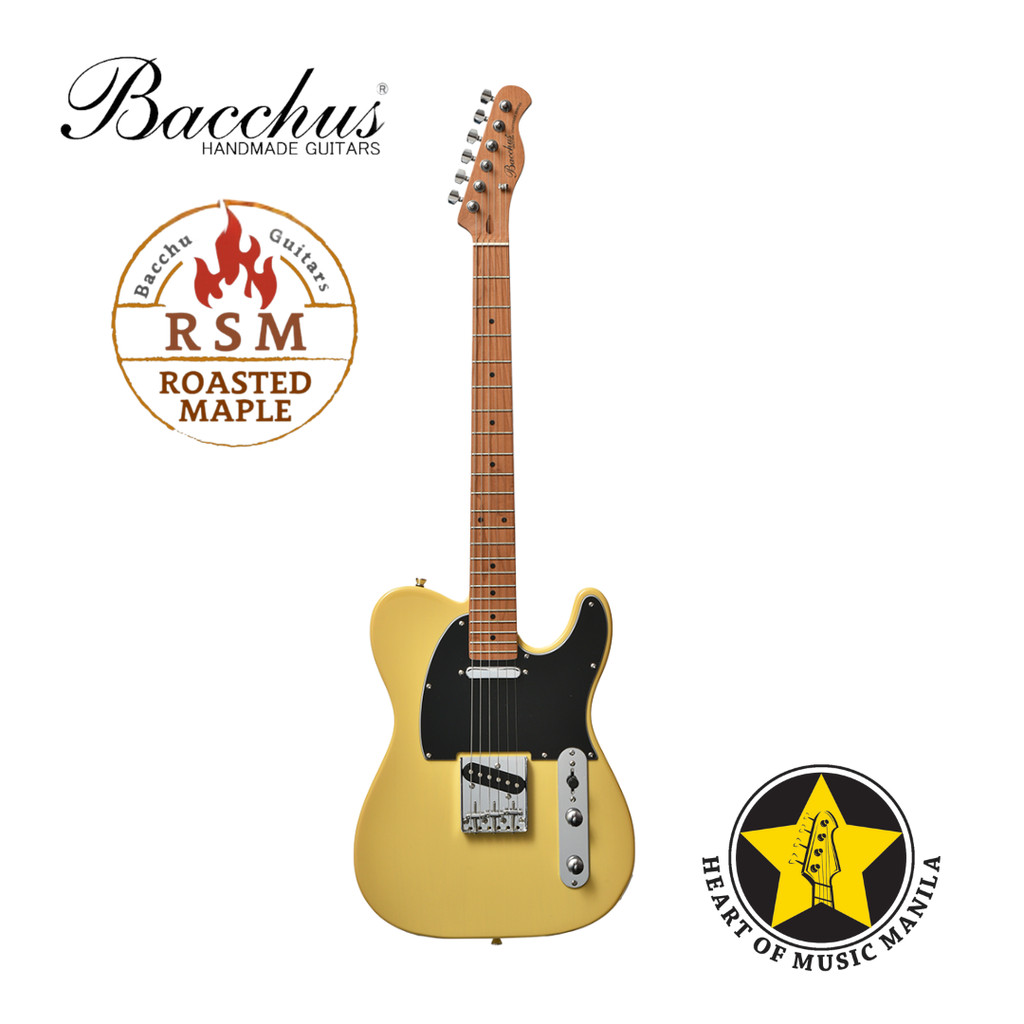 Bacchus Electric Guitar BTE-1-RSM BBD Butterscotch Telecaster Electric ...