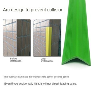 PVC Corner Protection Corner Wall Protector Protection Bar Kindergarten ...