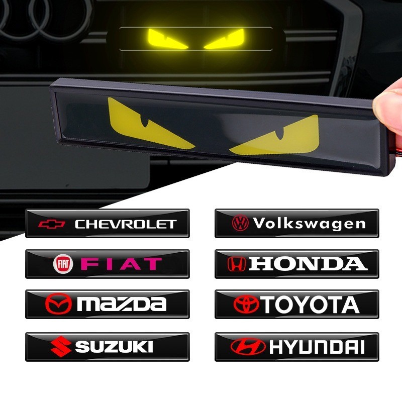 Car Logo LED Light Front Grille Emblem Badge Illuminated Accessories ...