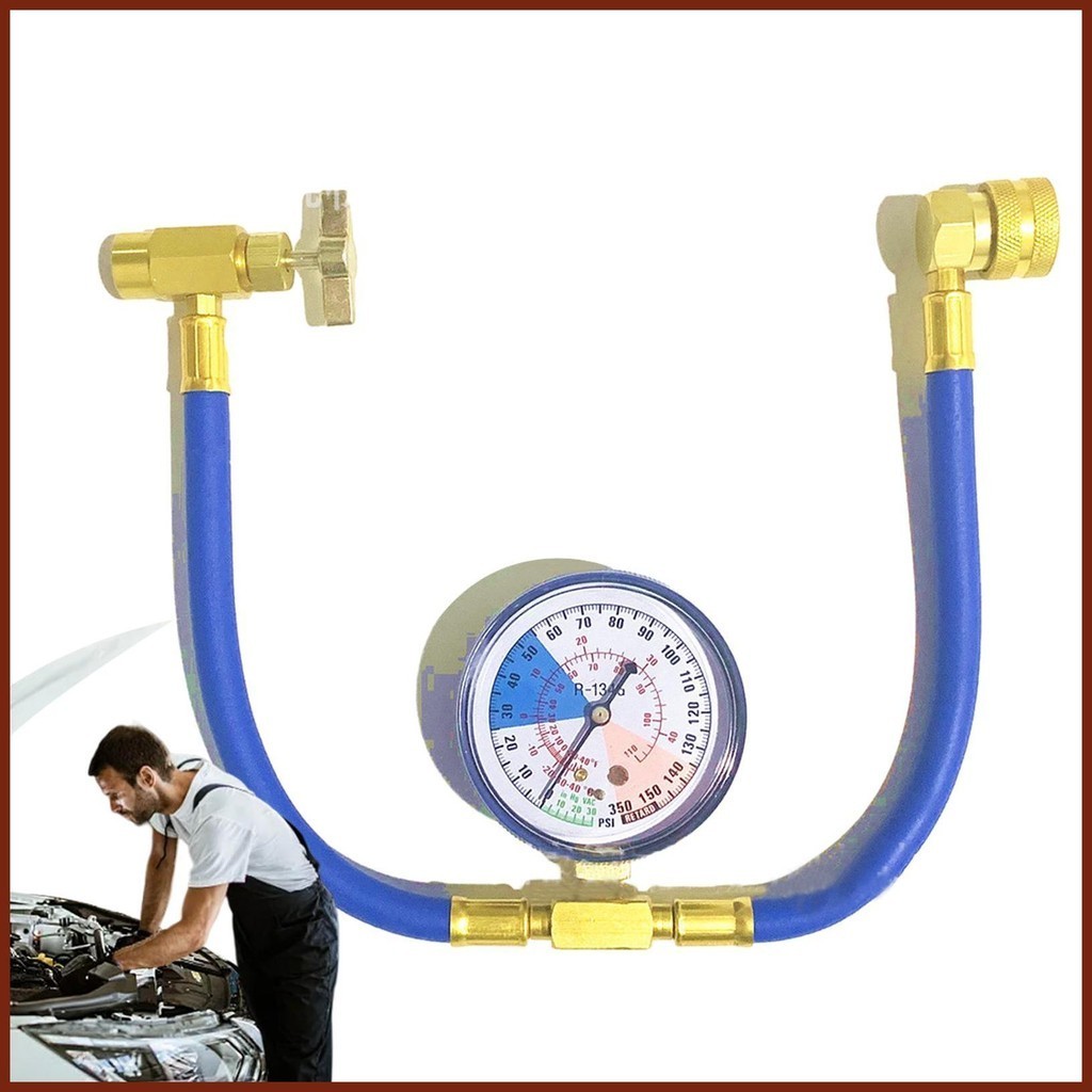 Freon Charger For Car R134a Refrigerant Recharge Kit With Pressure ...