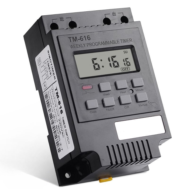 TM616 AC220V Digital LCD Power Programmable Switch 30A Timer | Shopee ...