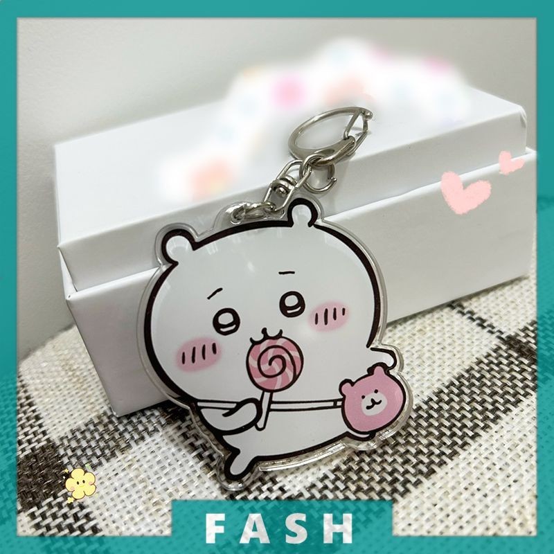 F Double-sided Acrylic Key Chain Cartoon Bag Decoration Pendant Cute ...