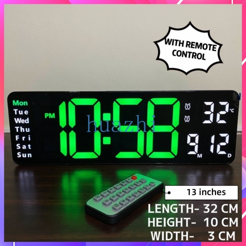 LARGE Digital Remote Control with COUNTDOWN & TIMER with Alarm Clock ...
