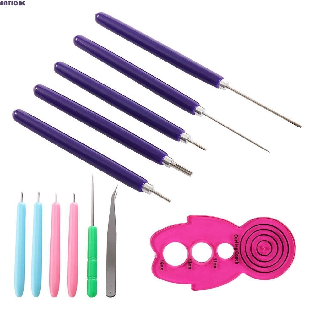 ANTIONE 12PCS Paper Quilling Tools, Paper Craft Paper Curling Quilling ...