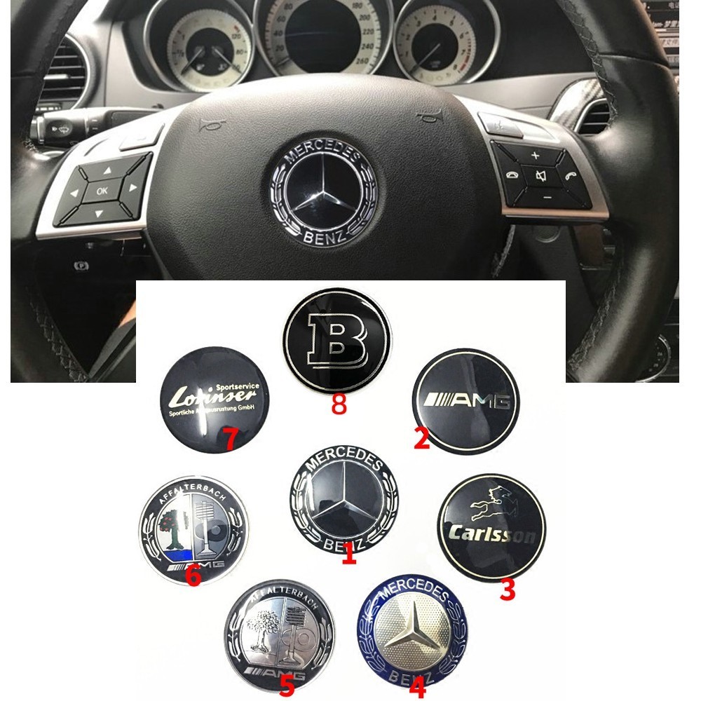 Mercedes Benz AMG Apple Tree Brabus Lorinser Car Steering Wheel Center ...