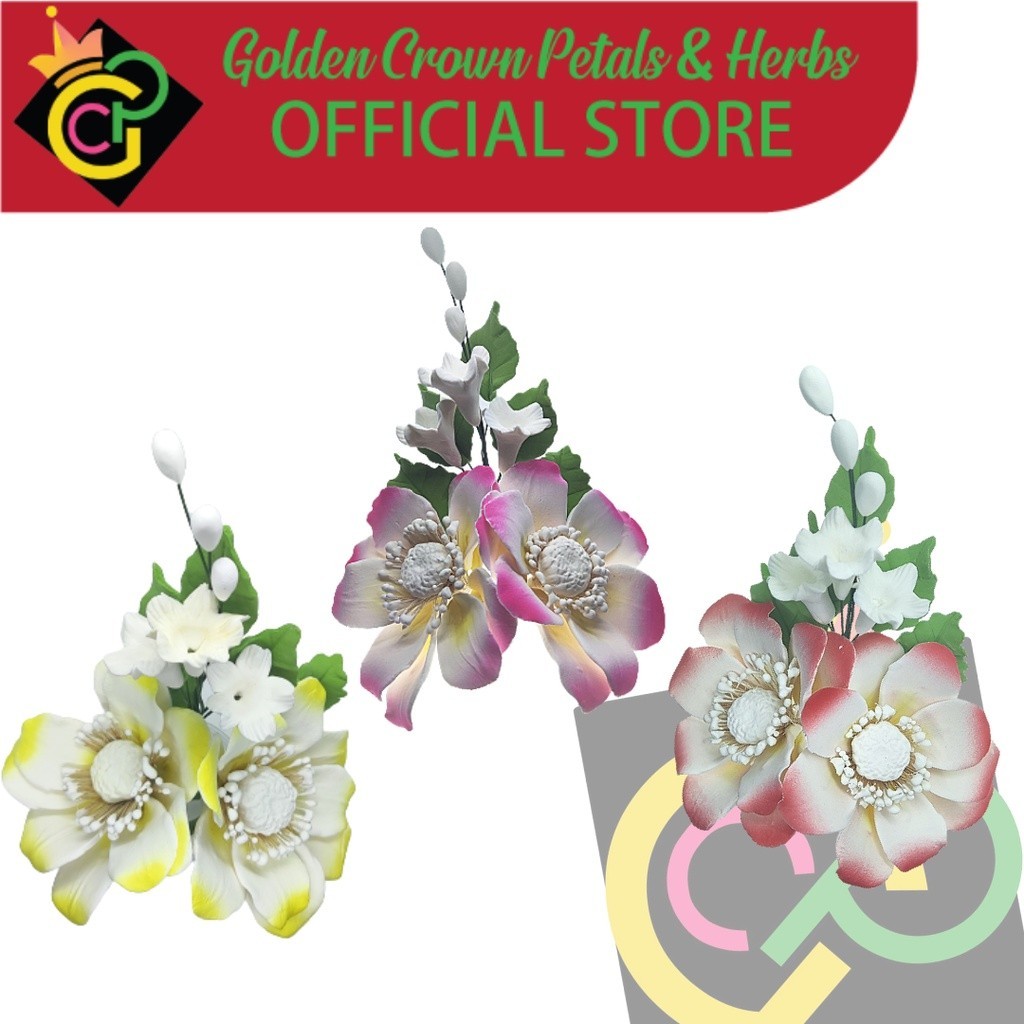 The Latest & Greatest MARITES Edible Cake Topper Gumpaste Flowers ...