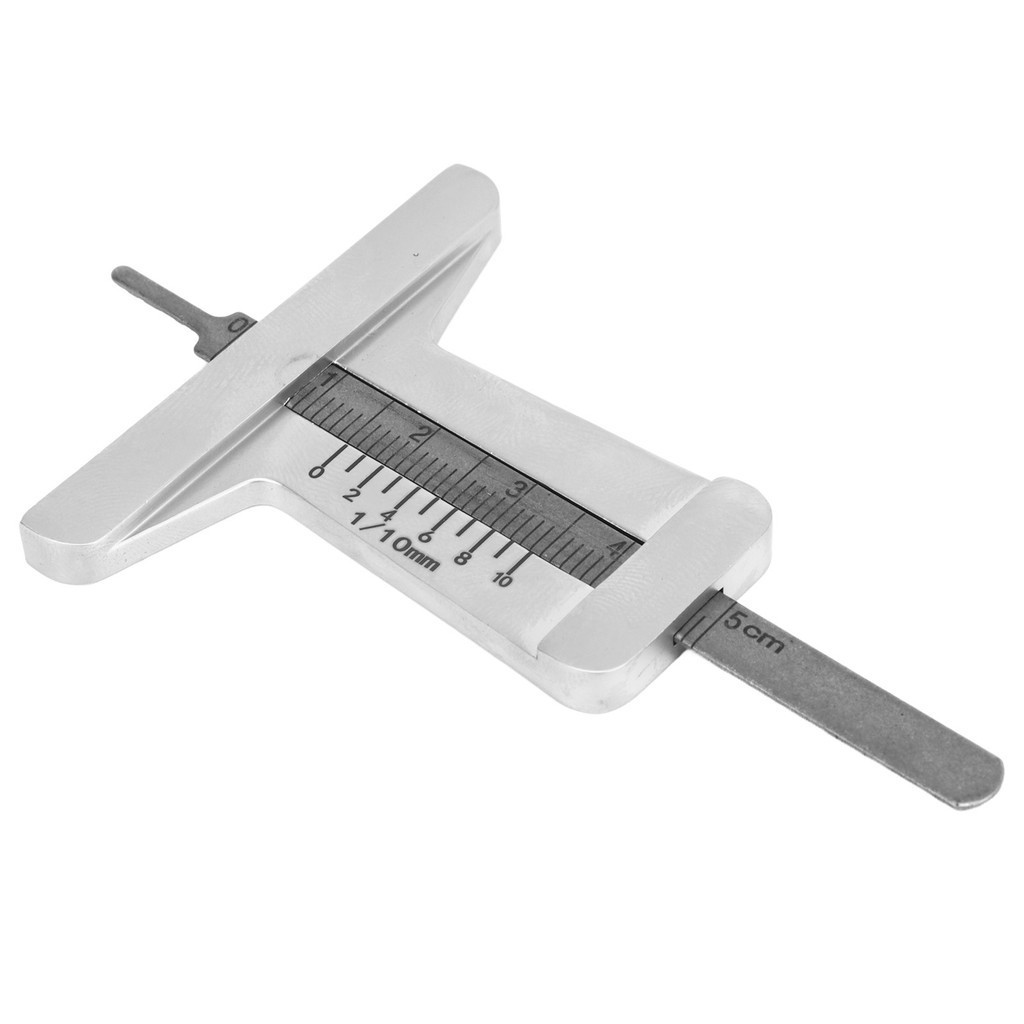 TMA~Car Tire Tread Depth Gauge Stainless Steel High Precision Anti Slip ...