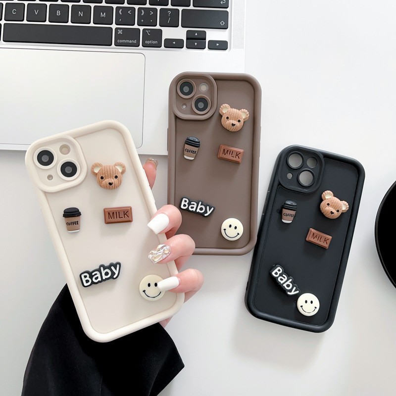 Cute Phone Case for Tecno Camon 20 20Pro 19 Pro 15 12 Lovely Bear ...