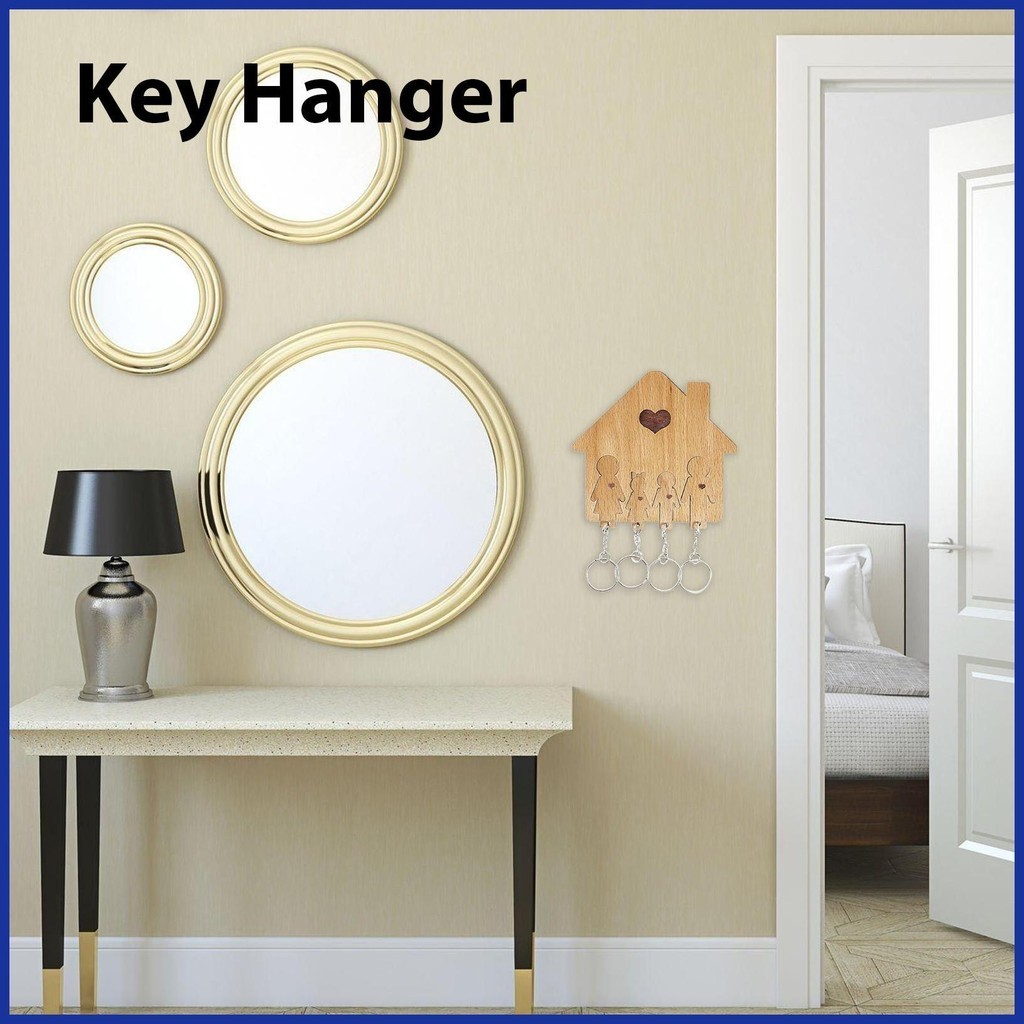 Key Holder For Wall Entryway Key Hooks Wall Mounted Key Rack Entryway ...
