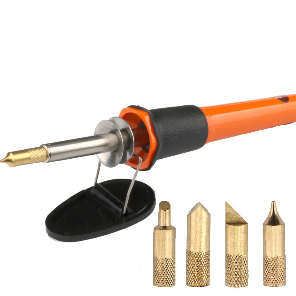 Portable Soldering Iron Set 30W Carving Pyrography Tool Electric Solder ...