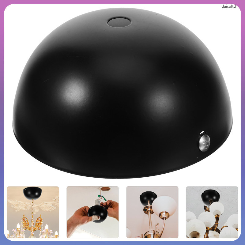 Light Socket Fixture Mounting Bracket Semicircular Ceiling Plate Canopy ...