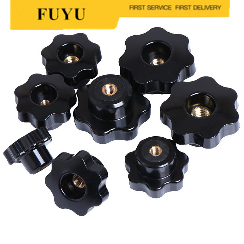 GG+FUYU M5/M6/M8/M10/M12 Female Thread Seven Star Shaped Head Clamping ...