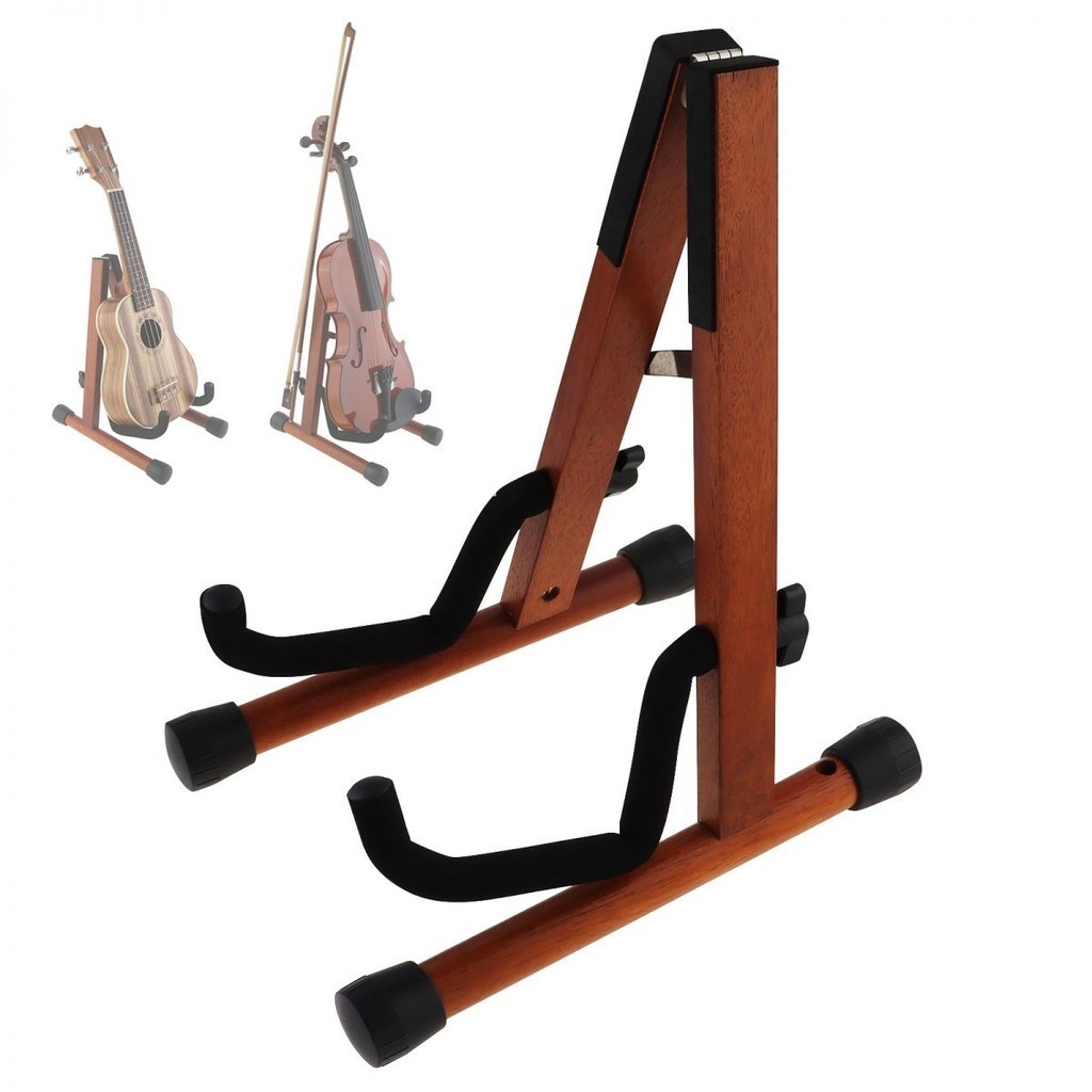 Real Mahogany Solid Wood Floor Violin Stand for Violin / Viola ...