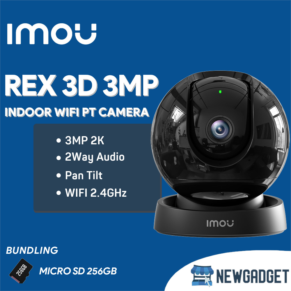 IMOU IPC-GS2DP-3K0W REX 3D 3MP 2K 2WAY-AUDIO H.265 WIFI PT IP CAMERA ...
