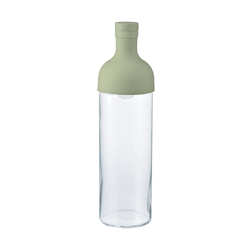 HARIO Filter-in Bottle, working capacity 750ml, smoky green, made in Japan, gift gift-giving FIB ...